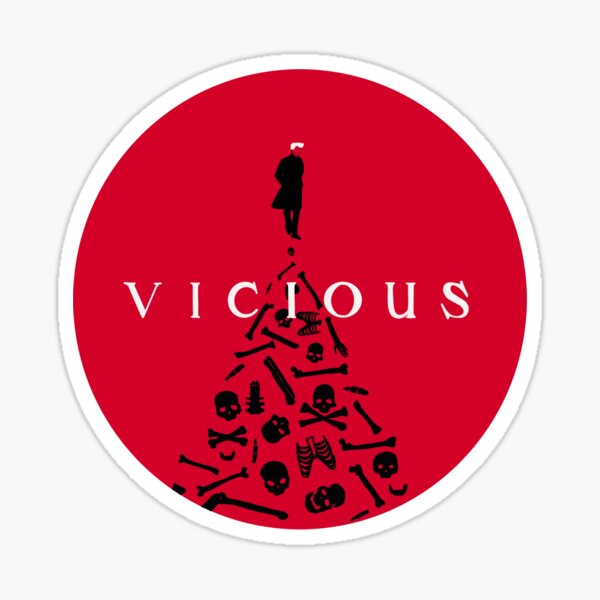 "vicious" Sticker for Sale by starbcund | Redbubble