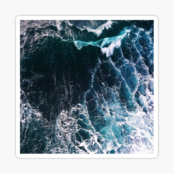 "blue ocean bubbles" Sticker by brealyce | Redbubble