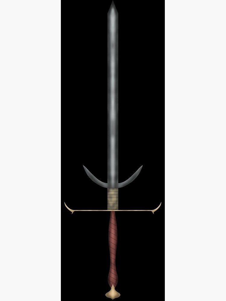 "Zweihander - German Greatsword" Art Print by RagDesigns | Redbubble