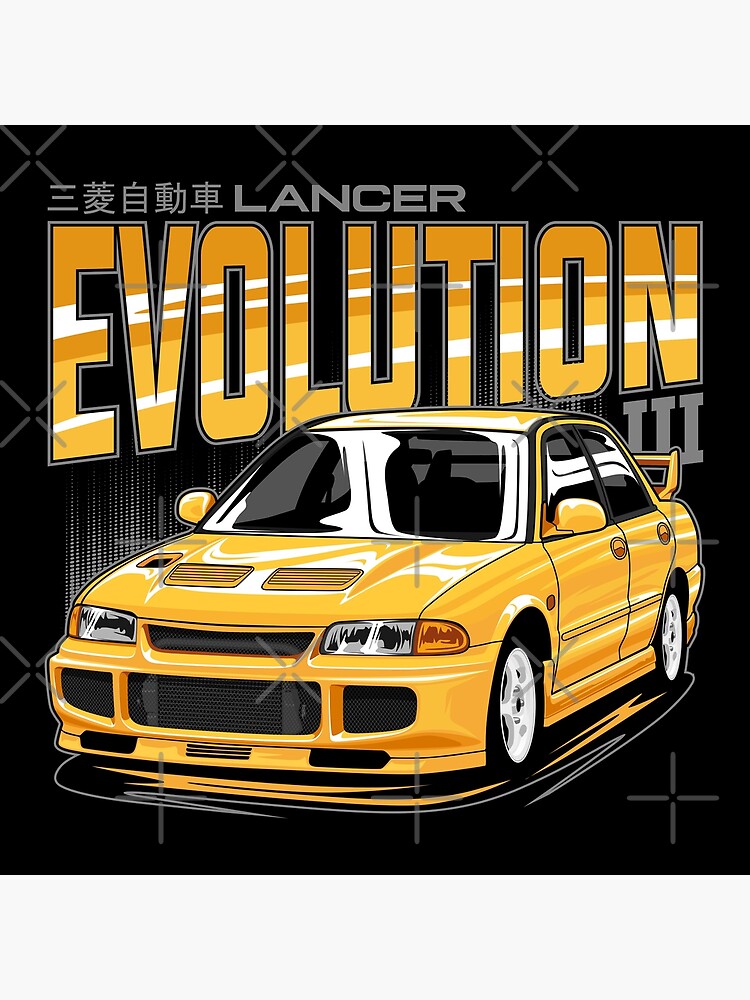 Póster «Lancer Evolution III GSR» de idrdesign | Redbubble