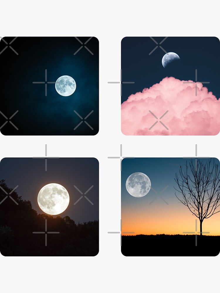 "Moon Sticker Pack Sticker Pack" Sticker for Sale by nathalieaynie ...
