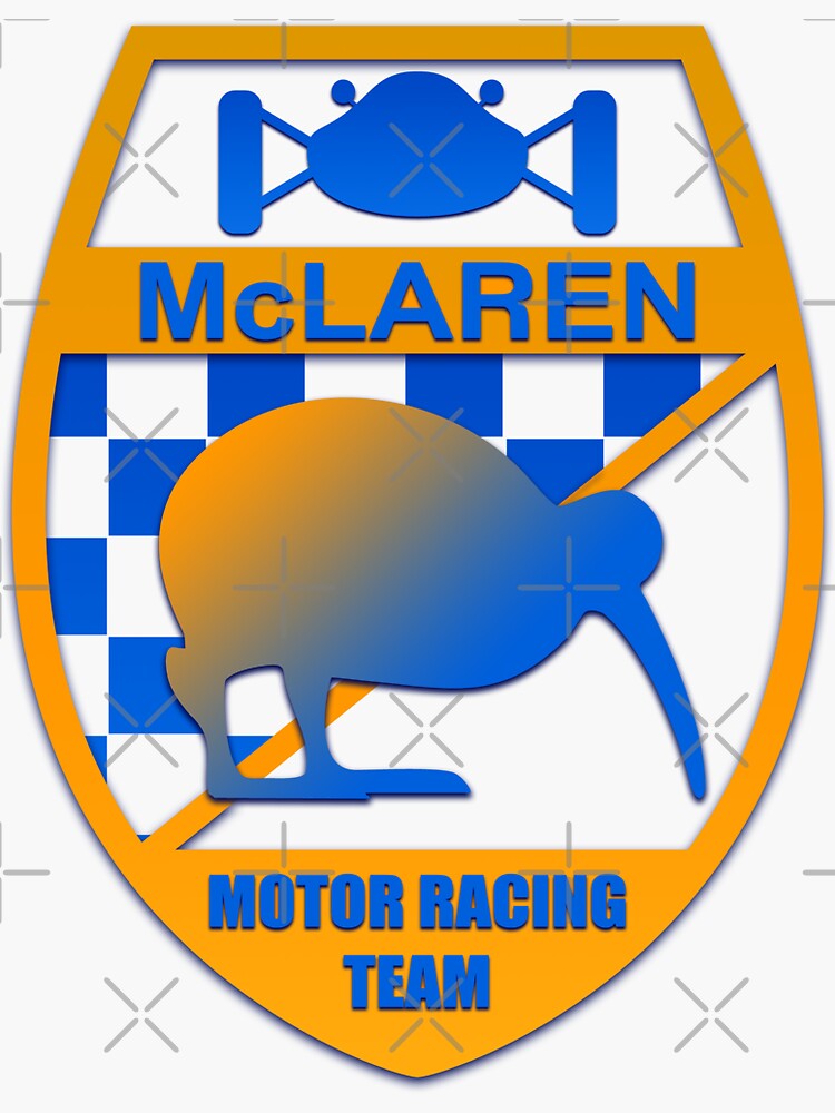 "Mclaren Classic Logo Modern Color" Sticker for Sale by Krokosman ...