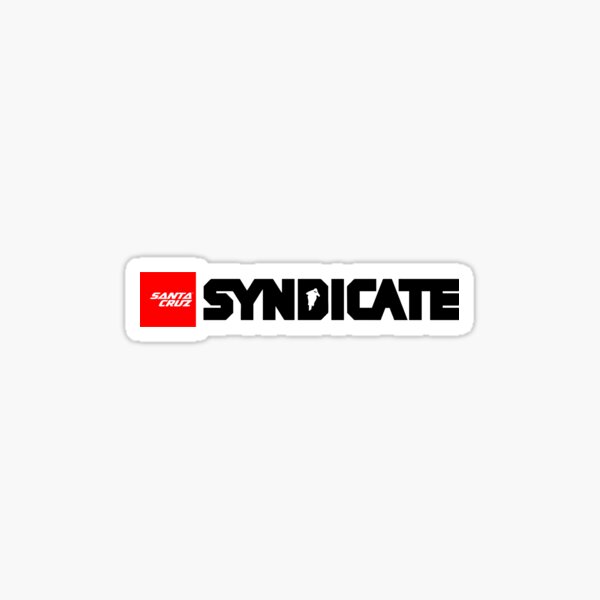 "Santa Cruz Syndicate " Sticker by Malachiields | Redbubble
