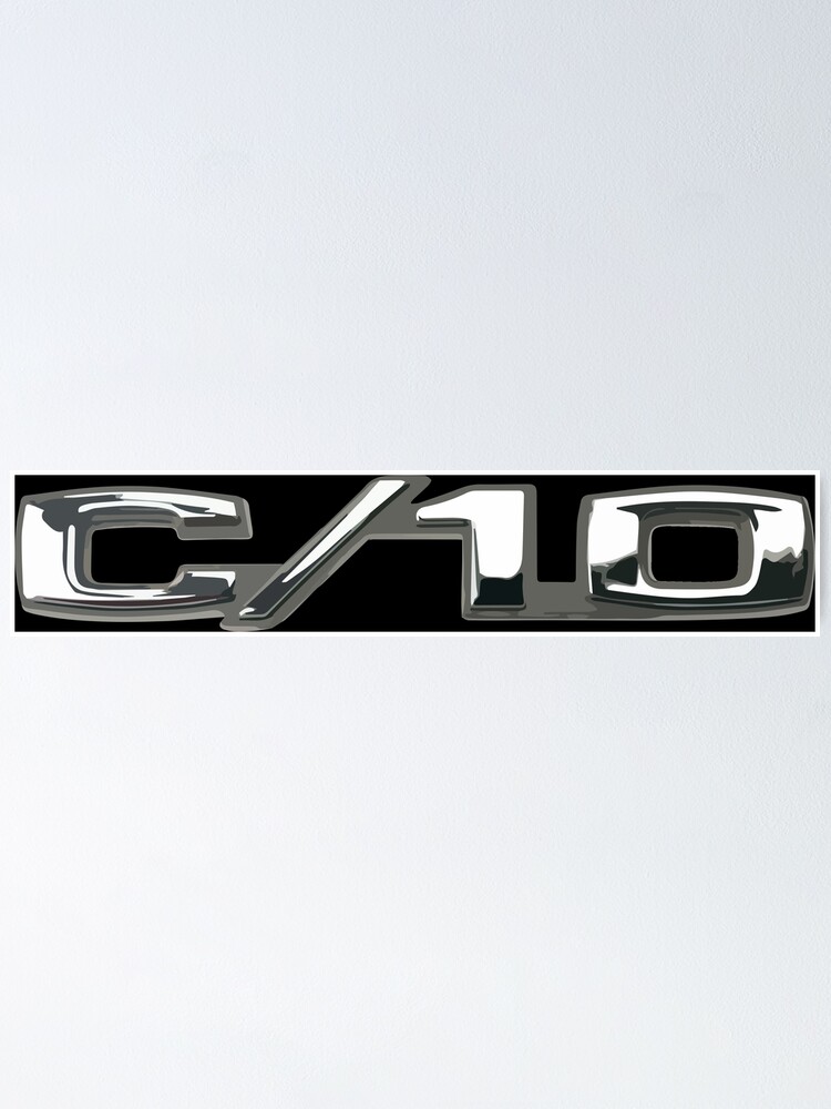 "1970 Chevy C10 Emblem " Poster for Sale by FromThe8Tees | Redbubble