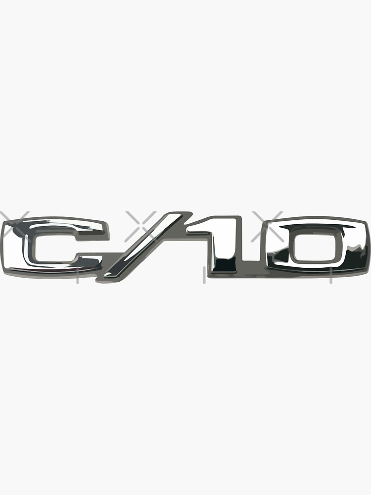 "1970 Chevy C10 Emblem " Sticker for Sale by FromThe8Tees | Redbubble