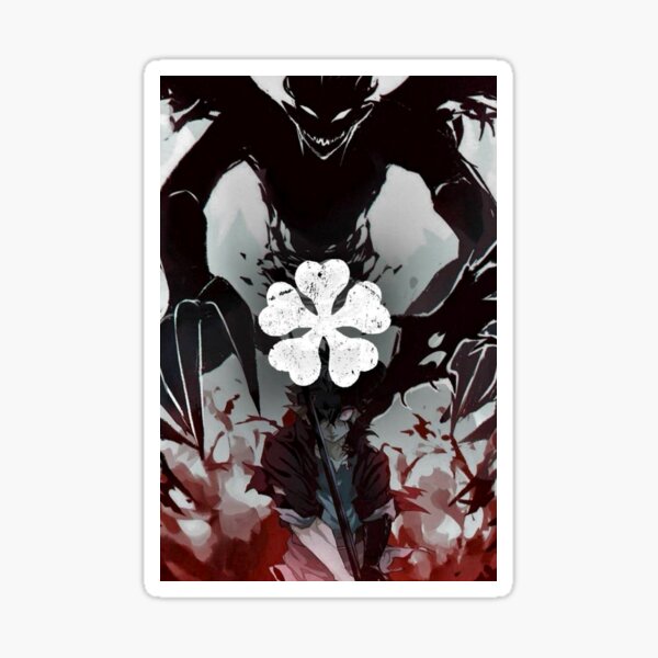 "Black clover, Asta" Sticker for Sale by 33Panda33 | Redbubble