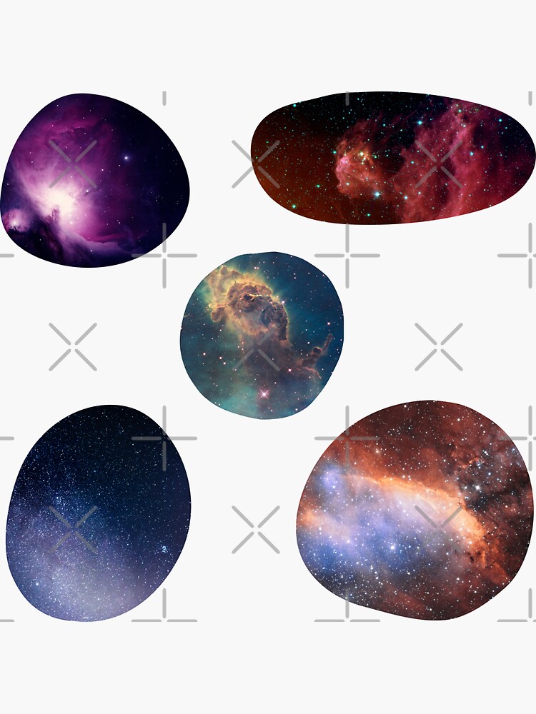 "Nebulas Sticker Pack Sticker Pack" Sticker by nathalieaynie | Redbubble