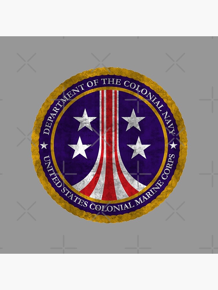 "Colonial Marines emblem distressed" Pin for Sale by PCB1981 | Redbubble