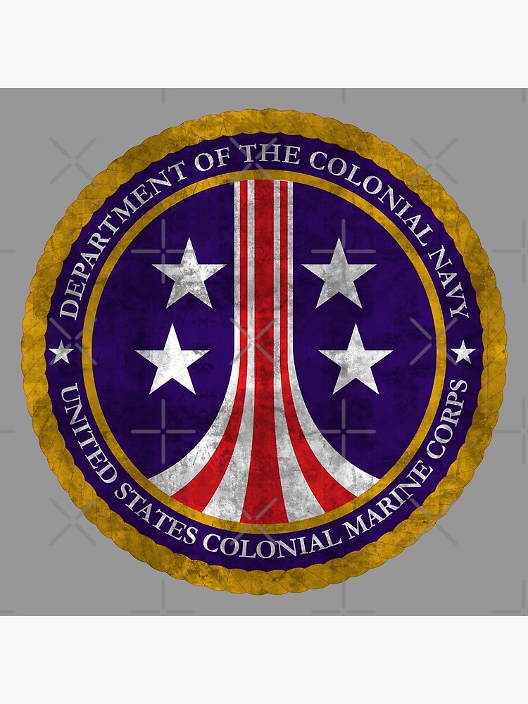"Colonial Marines emblem distressed" Poster by PCB1981 | Redbubble