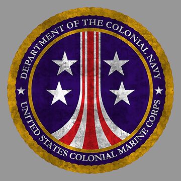 "Colonial Marines emblem distressed" Pin for Sale by PCB1981 | Redbubble