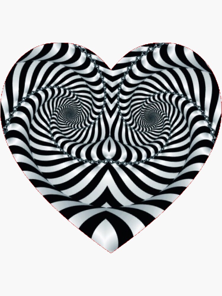 "Zebra heart" Sticker for Sale by Wallfower | Redbubble