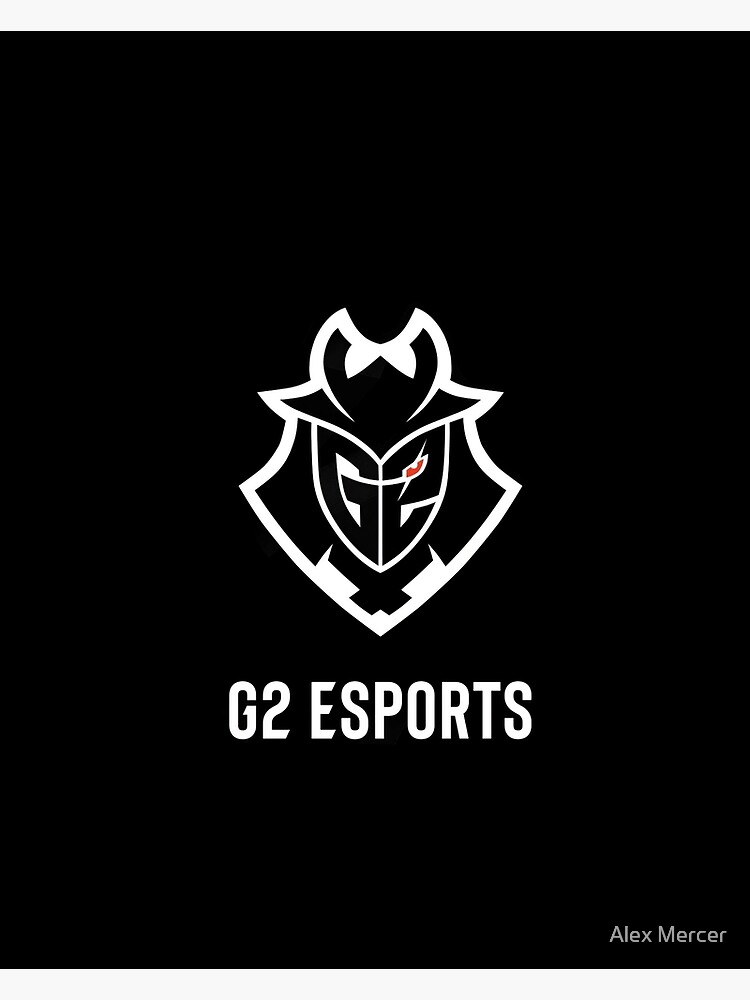 "G2 Esports Team Logo Black Edition" Poster by uppermosteN | Redbubble