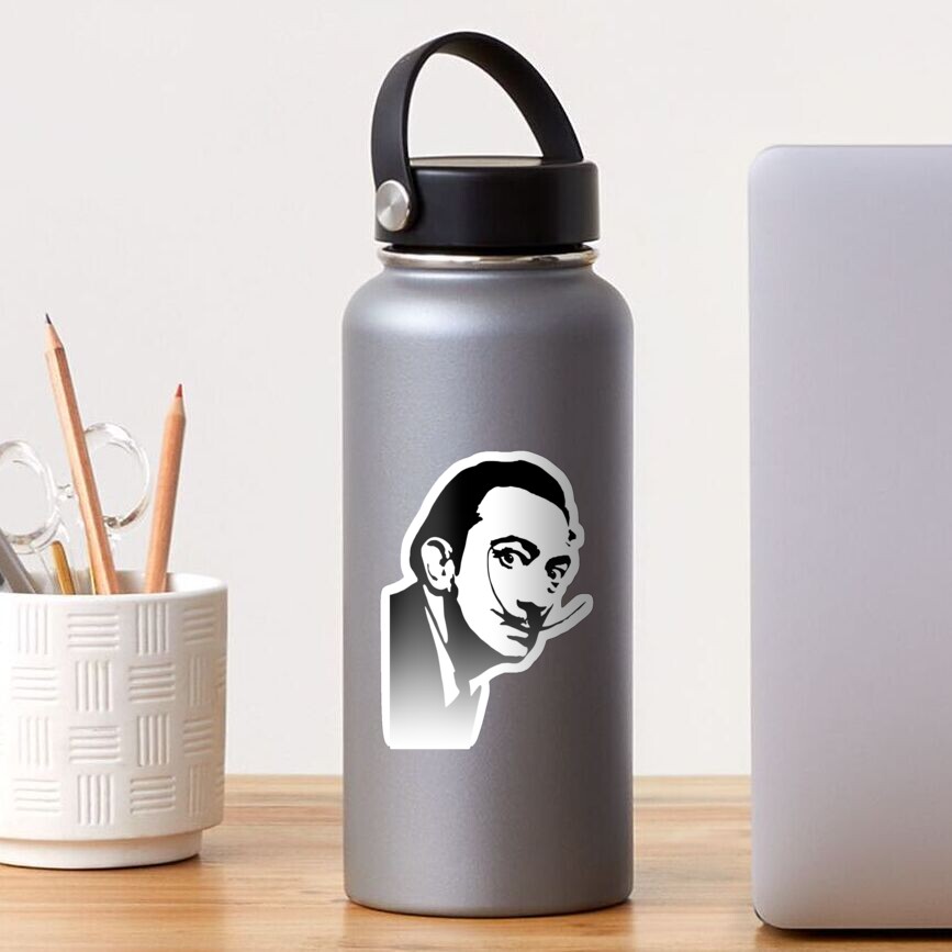 "Salvador Dalí" Sticker by WasfiAkab | Redbubble