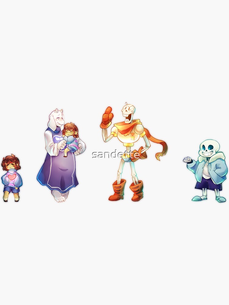"Undertale Stickers Set 1" Sticker for Sale by sandette | Redbubble