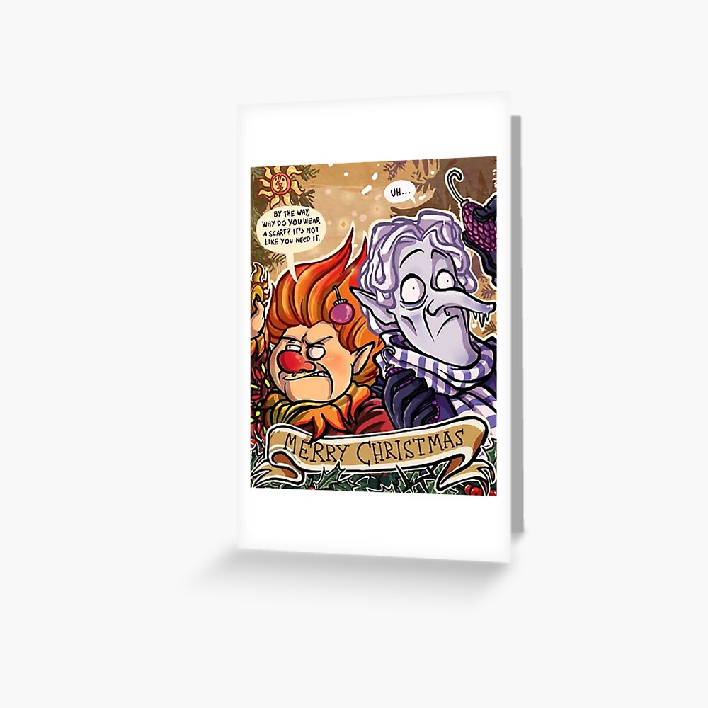 "Heat Miser heat miser and snow miser christmas" Greeting Card for Sale ...