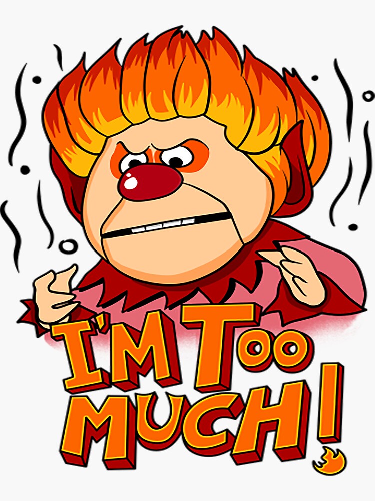"Heat Miser " Sticker for Sale by heyyouapparel | Redbubble