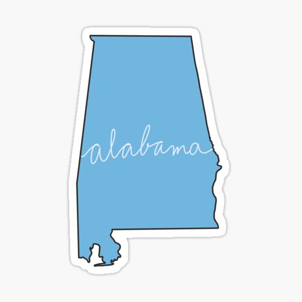"Alabama aesthetic design!" Sticker by cjalderfer | Redbubble