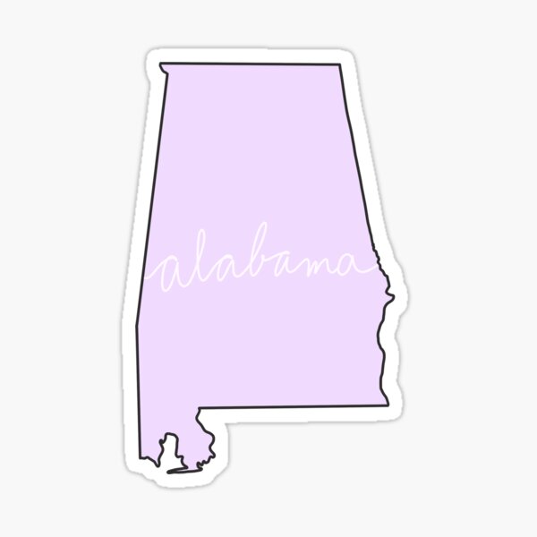 "Alabama aesthetic design!" Sticker by cjalderfer | Redbubble