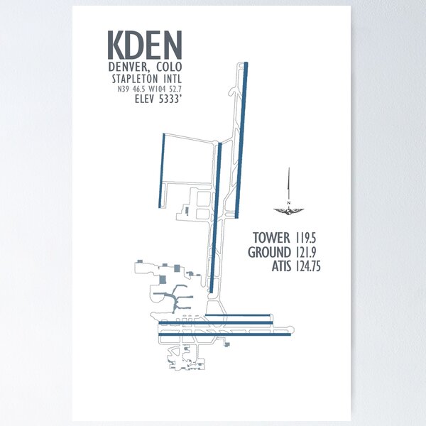 Stapleton International Airport Concourse Map Denver Airport Terminal