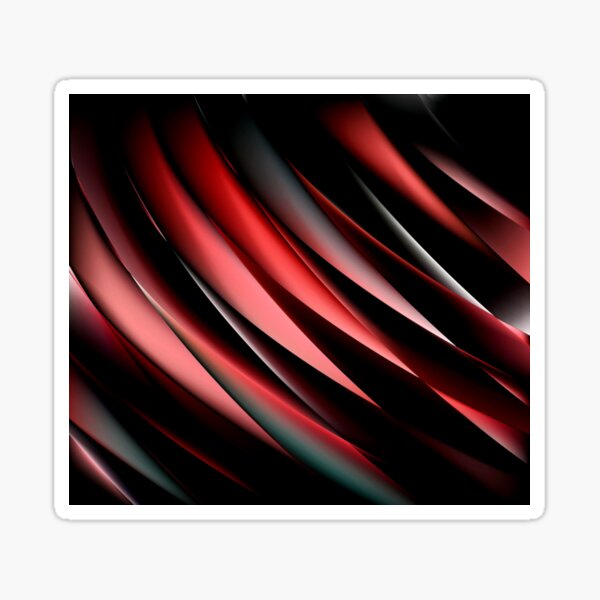 "Decorative Red And Black " Sticker for Sale by FantasySkyArt | Redbubble
