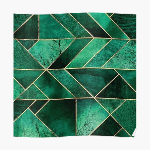 "Green Line" Poster for Sale by Mometech | Redbubble