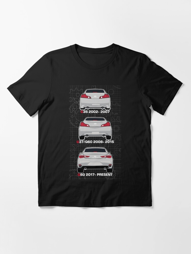 "HISTORY OF INFINITI COUPE" T-shirt by ichris13 | Redbubble | g35 coupe ...