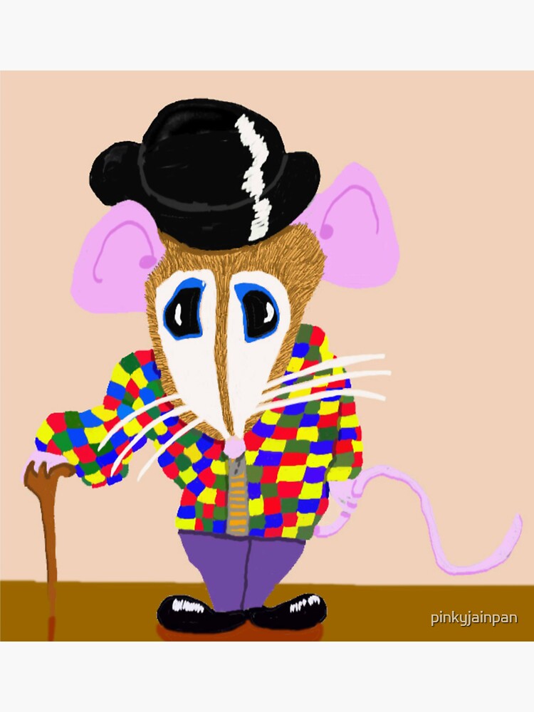 "Dandy Dan" Sticker by pinkyjainpan | Redbubble