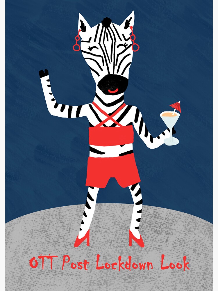 "OTT Post Lockdown Look" Sticker by RVHudson | Redbubble