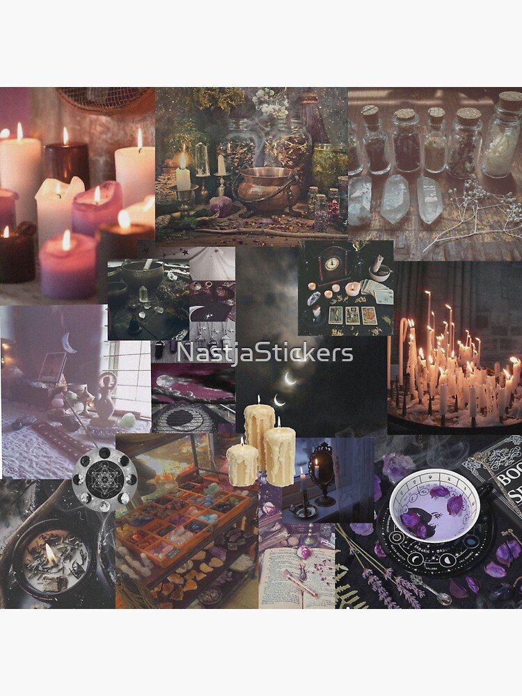 "Witch aesthetic" Sticker for Sale by NastjaStickers | Redbubble