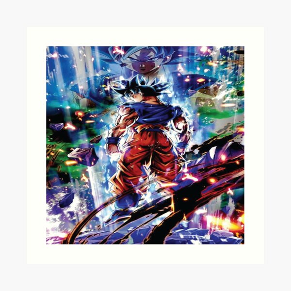 "Dragon Ball Super Goku ultra instinct final form wallpaper" Art Print ...