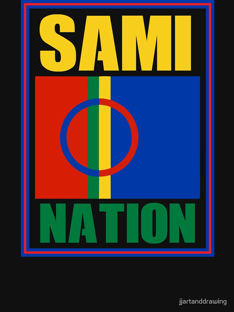 "sami nation. saami flag." T-shirt for Sale by jjartanddrawing ...