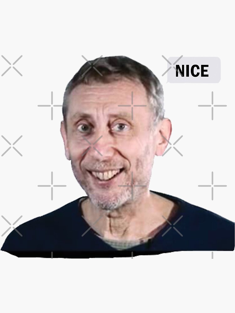 "Nice Meme - Old Guy meme- by biggCheddar" Sticker for Sale by ...