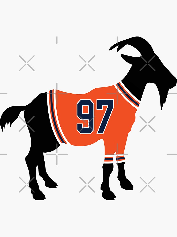 "Connor McDavid GOAT" Sticker by cwijeta | Redbubble