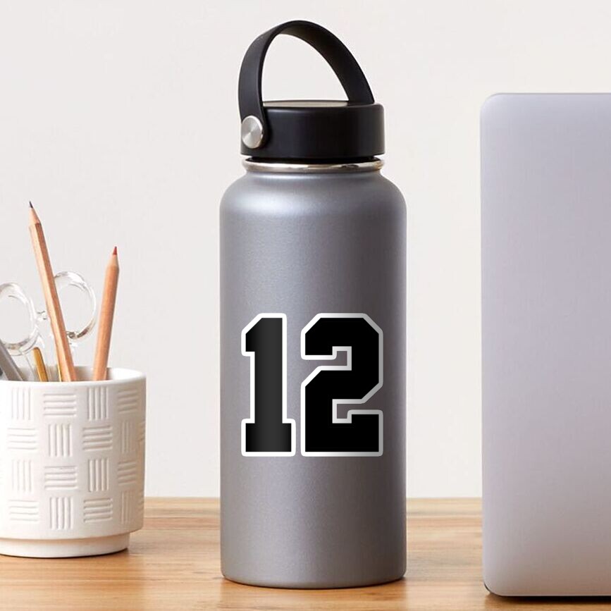 "Number 12" Sticker for Sale by Therealego | Redbubble