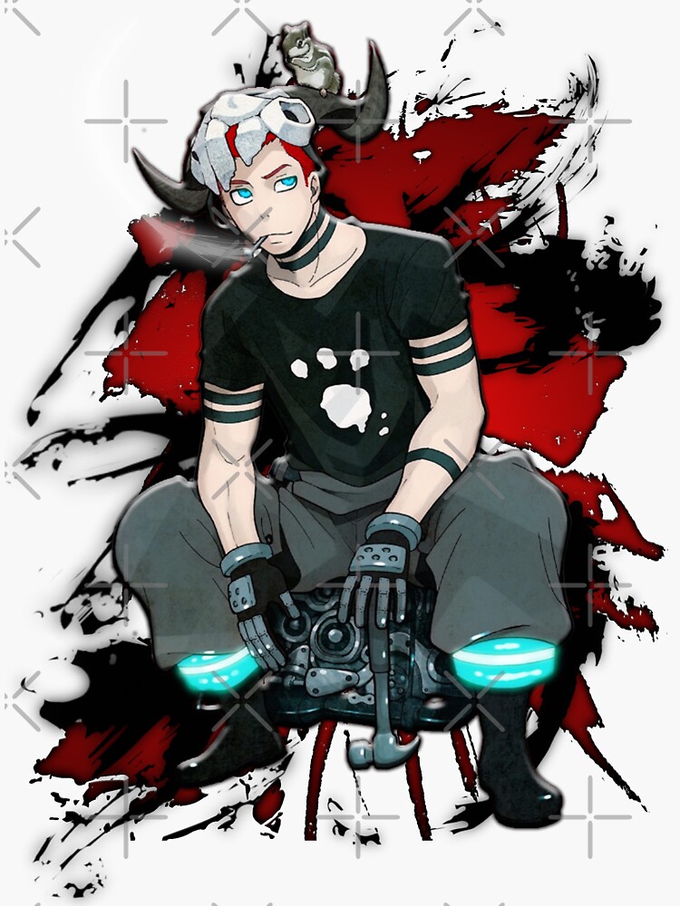 "Vulcan Joseph In GFX Red and Black" Sticker for Sale by DOCTORSTONEDOC ...