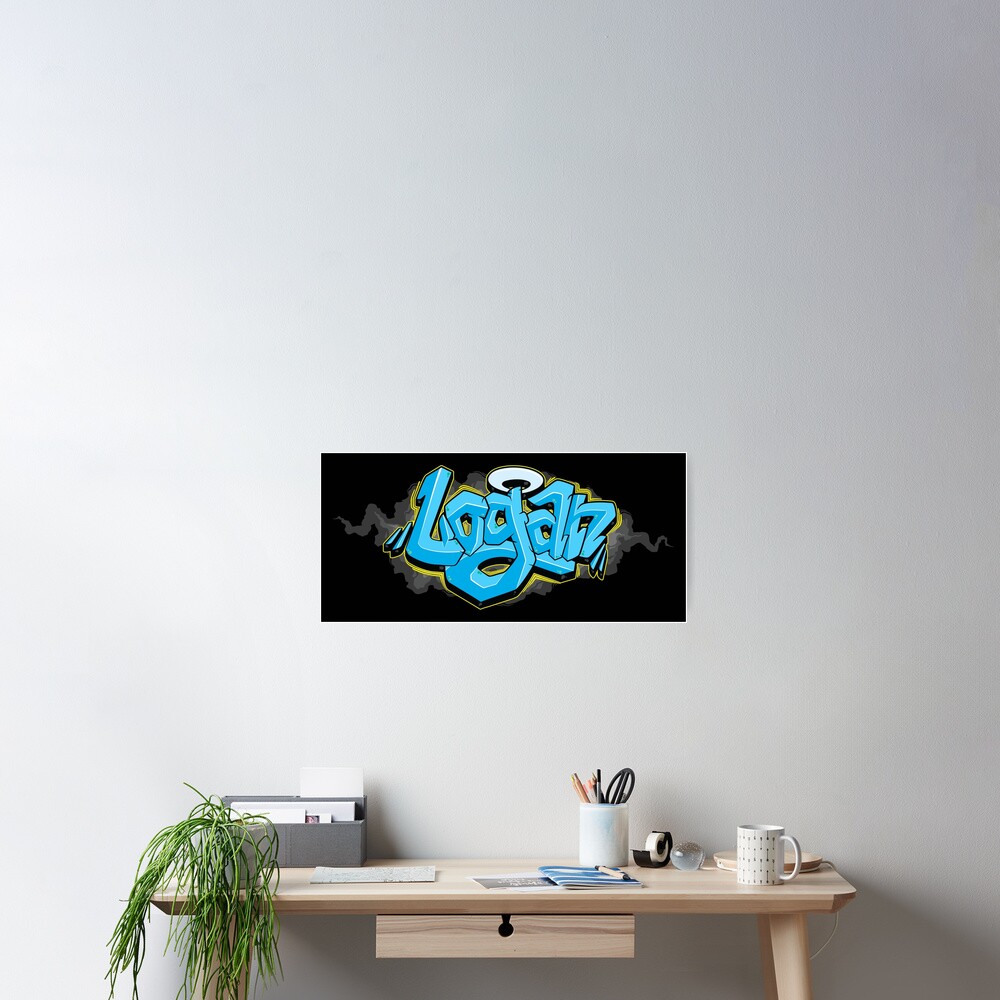"Logan Graffiti Name" Poster for Sale by NameGraffiti | Redbubble