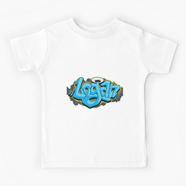 "Logan Graffiti Name" Kids T-Shirt for Sale by NameGraffiti | Redbubble