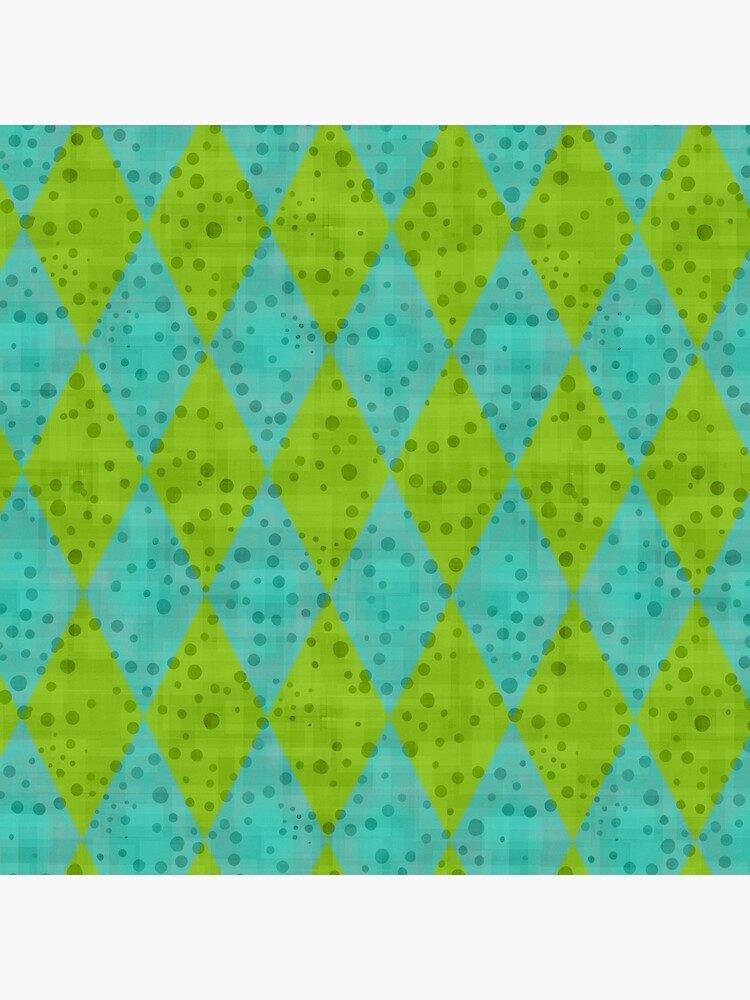 "Blue and green check pattern" Art Print for Sale by L-O-L-I-P-O-P ...