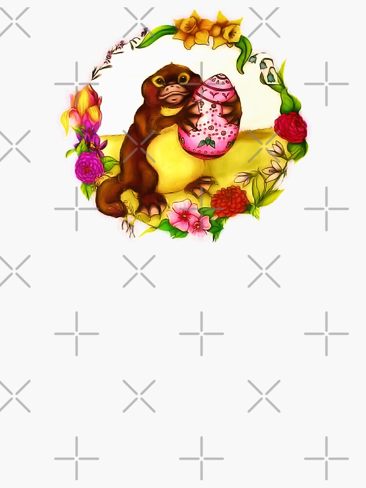 "An Easter Platypus is an Odd Duck" Sticker for Sale by GEORGETADL ...