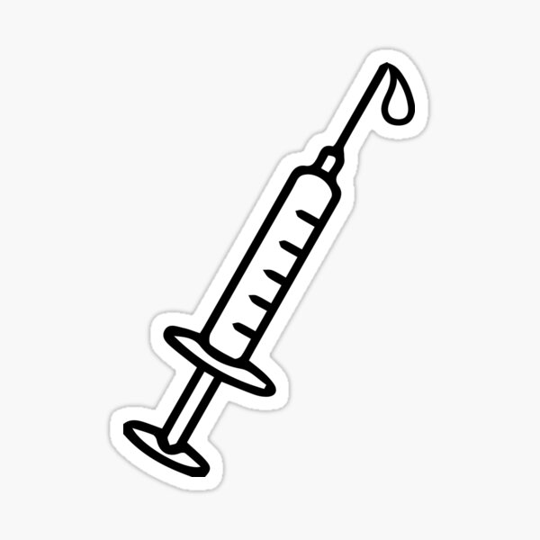 "injection" Sticker by WinLion | Redbubble