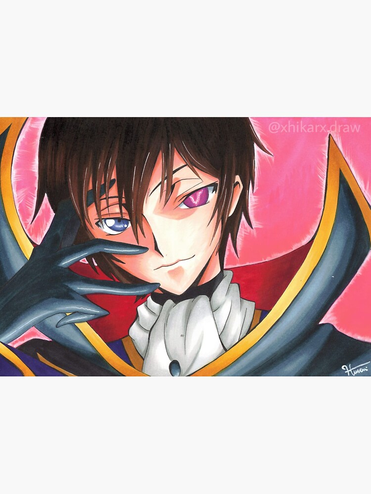 "Lelouch Lamperouge" Sticker for Sale by xhikarx | Redbubble
