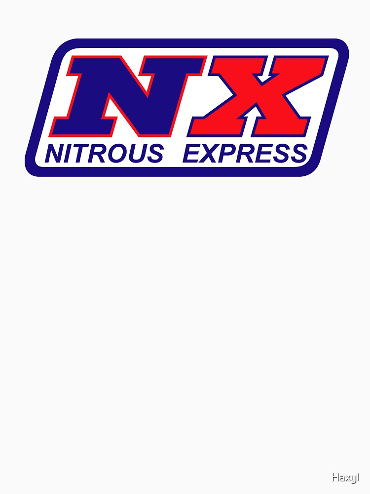 "NX Nitrous Express" T-shirt for Sale by Haxyl | Redbubble | nx t ...