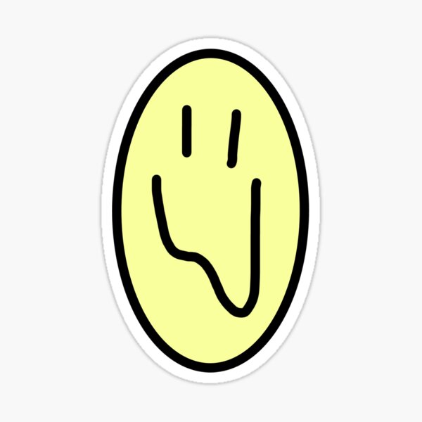 "drip smiley face" Sticker for Sale by emilybujos | Redbubble
