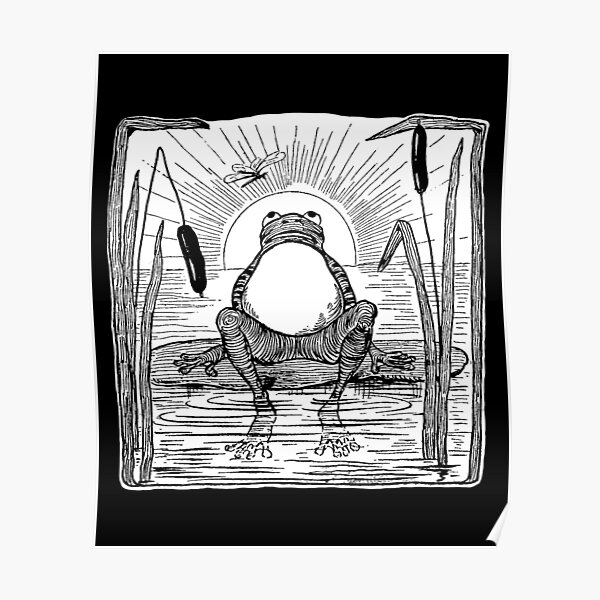 "Emo Vintage Cottagecore Frog Lover - Cute Frogge and Dragonfly Lilypad ...