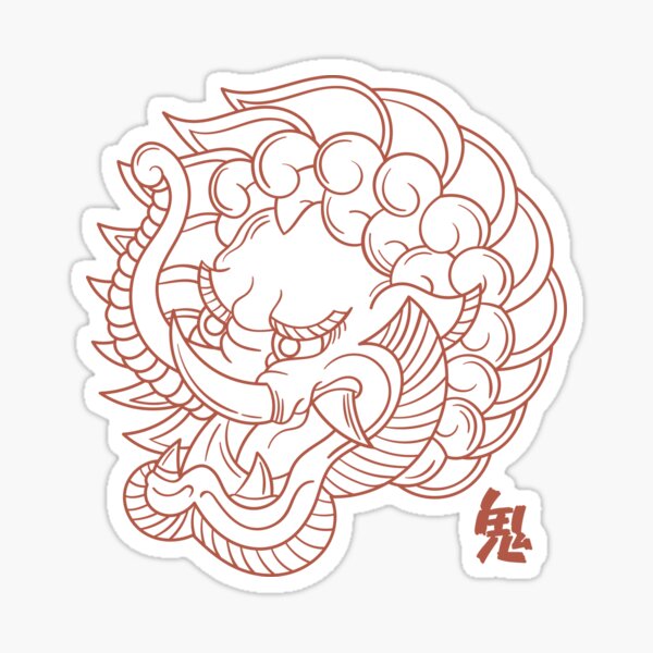 "Japanese ghost" Sticker for Sale by Hanabi-Design | Redbubble