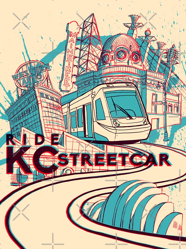 "Kansas City Streetcar Grand Opening Commemorative Poster without date ...