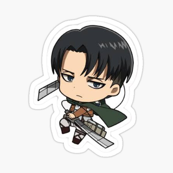 "Anime Sticker Levi AoT" Sticker by KewlMix | Redbubble