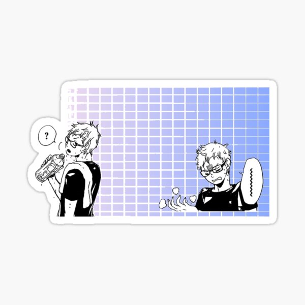 "Tsukki Aesthetic" Sticker for Sale by CapriFun | Redbubble