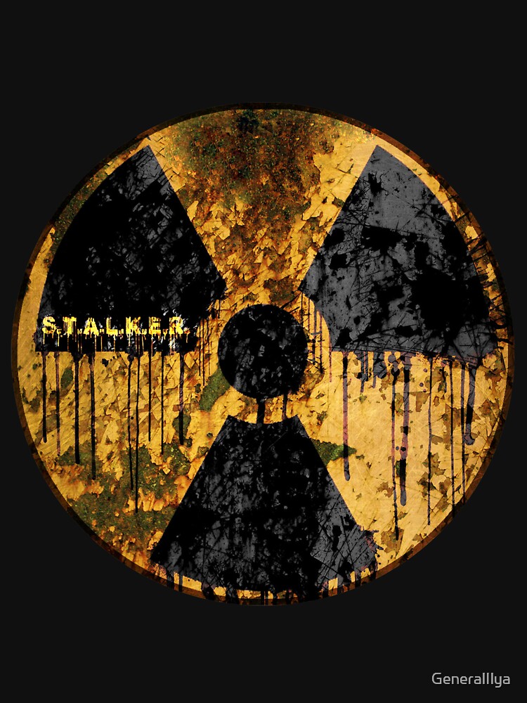 "Stalker Radiation Symbol" T-shirt for Sale by GeneralIlya | Redbubble ...