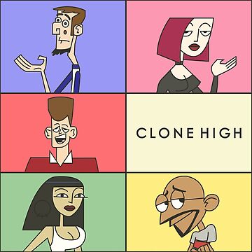"Clone High Square Frame Design" Poster for Sale by grofith22 | Redbubble